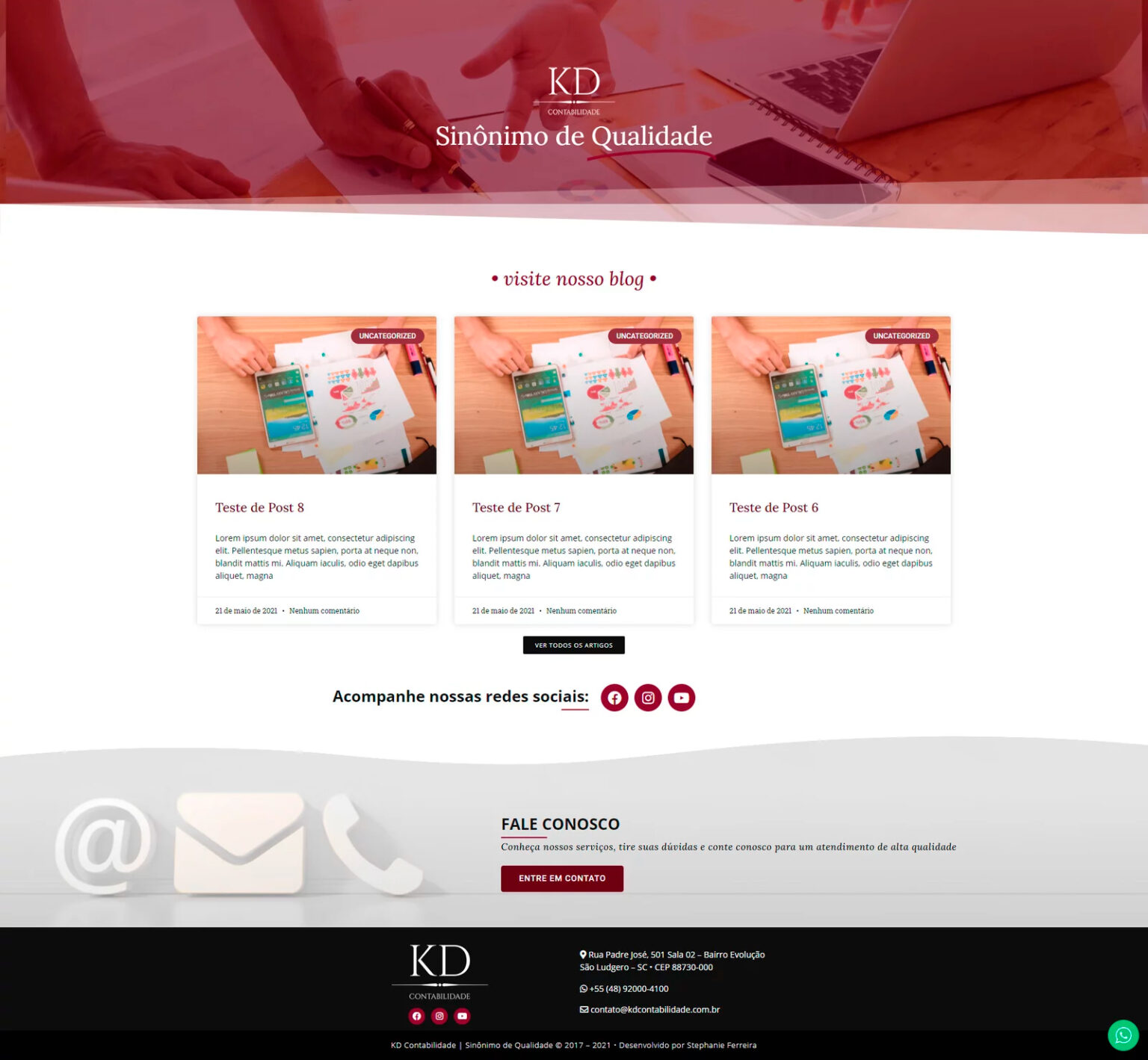 KD Contabilidade | Portfólio QM Design