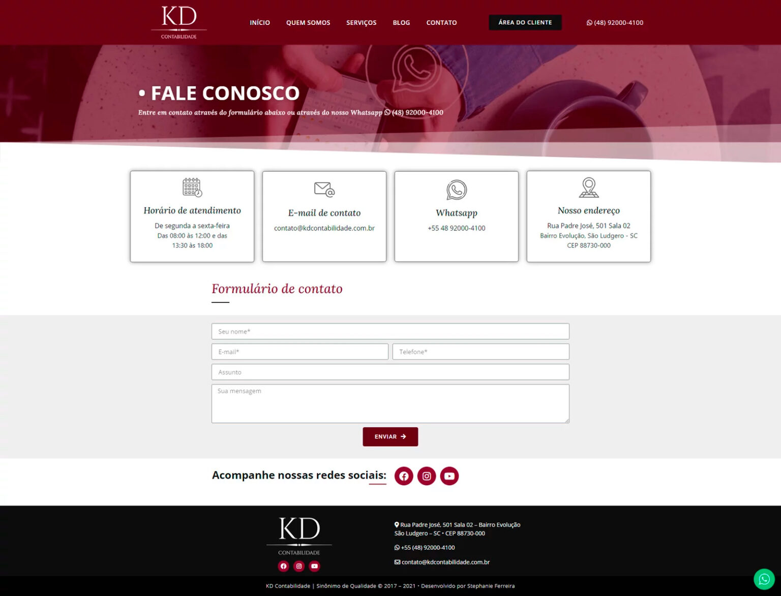 KD Contabilidade | Portfólio QM Design